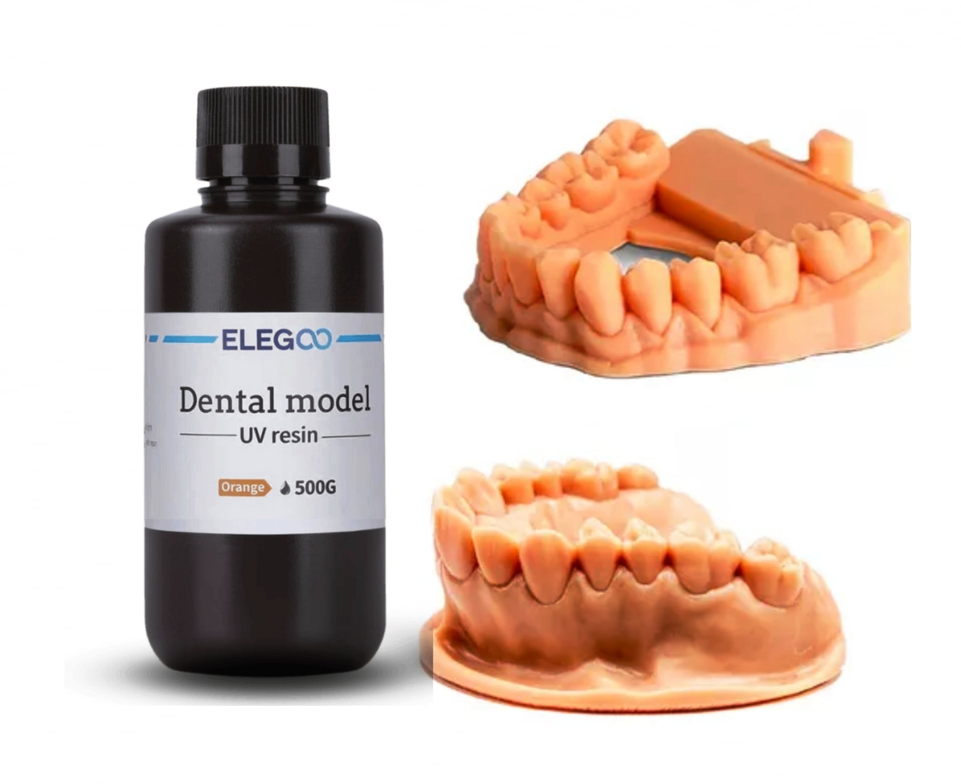 Elegoo Dental Model UV Resin - UV смола за дентални модели - оранжева | Yanev Dental