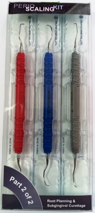 Perio Scaling Kit 2 -Комплект инструменти за подвенечно почистване на ...
